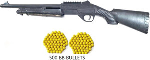 IndusBay M4 Sniper BB Bullet Toy Shotgun Airsoft Army Gun Toy With 500 ...