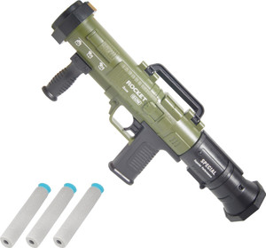 toypapa toys for kids- Rocket launcher type small size kids gun with 3 ...