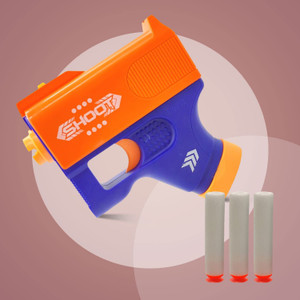 mega star Soft Bullet Gun with Foam Bullets & Light Toy Guns Guns ...