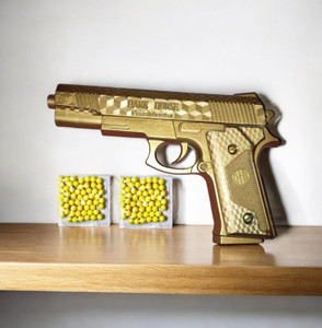 SLASHER Golden action toy battle weapons for kids Guns & Darts - Golden ...