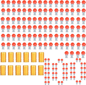 toypapa 100 quantity plastic bullet and 12 quantity plastic bullet ...