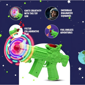 Zenex store Space Gun for Kids with Light, Sound and Vibration, Space ...