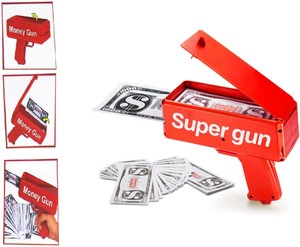 Flipfit Spray Gun Dollar Gun Cash Gun Money Gun Super Gun Toy Shooter ...