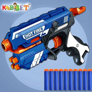 KOBBET Hot Fire Gun Blaze Storm Foam Blaster Long Range Shooting Gun ...