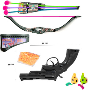 Dynamic Retail Global Gun Toys for Boys With Bullets, Archery Bow ...