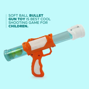 zokato Blaster Soft Bullet gun for kids with 20 Feet Range & 5 Bullets ...