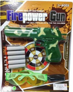 Raysx New Latest Fire Power Toy Gun With Target And Glasses Guns ...