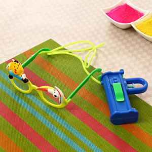 Ascension Plastic Goggle Chasma Water Gun Pichkari Tank Toy for kids ...