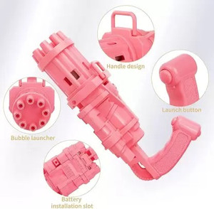 WOOGE Electric bubble Pink gun toy Guns & Darts - Electric bubble Pink ...