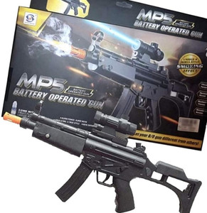 SALEOFF Musical Army & PUBG Themed MP5 Toy Gun-With Wonderful Smoke ...
