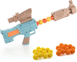 Aditi Toys Space Explorer Pneumatic Gun Include 24 Soft Foam Ball Guns ...