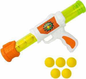 Akshit Air Pressure Foam Balls Shooting Gun Toy Set Guns & Darts - Air ...