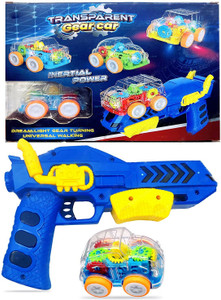 MIMY Car Launcher Toy Gun – Transparent Gear Car Launcher Gun Guns ...