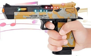 World of baby Desert Eagle Toy Gun with Projection Light & Sound and ...