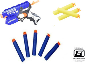 Toyporium Blaze Blaster Storm Hot Fire Shooting Toy Gun with 10 Soft ...