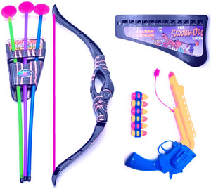 Dynamic Retail Global Gun Toys for Boys With Bullets, Archery Bow ...