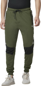 Ajile By Pantaloons Colorblock Men Green Track Pants - Buy Ajile By ...