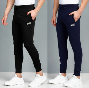 the planetcool Solid Men Black, Blue Track Pants - Buy the planetcool ...