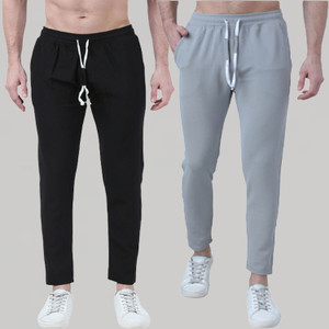 Mariyam Fashion Solid Men Grey Track Pants - Buy Mariyam Fashion Solid ...