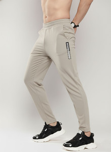 Fitinc Solid Men Silver Track Pants - Buy Fitinc Solid Men Silver Track ...
