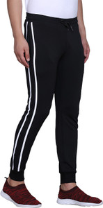 Sportzone Self Design Men Black Track Pants - Buy Sportzone Self Design ...