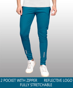 Foxter Solid Men Blue Track Pants - Buy Foxter Solid Men Blue Track ...