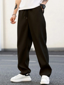 requin Solid Men Black Track Pants - Buy requin Solid Men Black Track ...