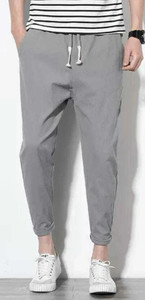 PAMIRI Solid Men Grey Track Pants - Buy PAMIRI Solid Men Grey Track ...