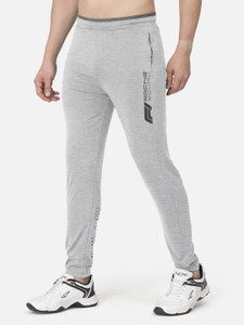 Bullmer Solid Men Grey Track Pants - Buy Bullmer Solid Men Grey Track ...