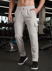 INDICLUB Solid Men Silver Track Pants - Buy INDICLUB Solid Men Silver ...