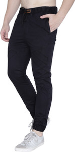 CAPE9 Solid Men Black Track Pants - Buy CAPE9 Solid Men Black Track ...