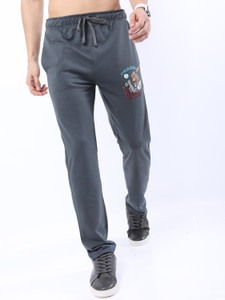 KETCH Printed Men Grey Track Pants - Buy KETCH Printed Men Grey Track ...