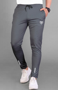 Pink Formal Solid Men Grey Track Pants - Buy Pink Formal Solid Men Grey ...