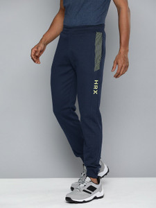 HRX by Hrithik Roshan Self Design Men Blue Track Pants - Buy HRX by ...