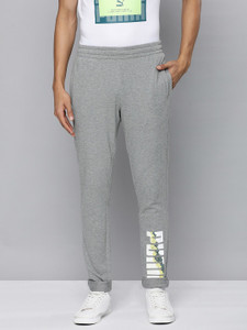 PUMA Printed Men Grey Track Pants - Buy PUMA Printed Men Grey Track ...