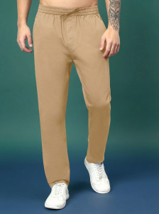METRONAUT Solid Men Beige Track Pants - Buy METRONAUT Solid Men Beige ...