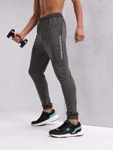 HRX by Hrithik Roshan Self Design Men Black Track Pants - Buy HRX by ...