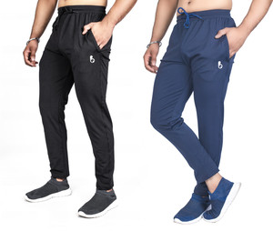 SOBER BLACK Solid Men Black, Grey Track Pants - Buy SOBER BLACK Solid ...
