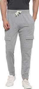 FLYNOFF Colorblock Men Silver Track Pants - Buy FLYNOFF Colorblock Men ...