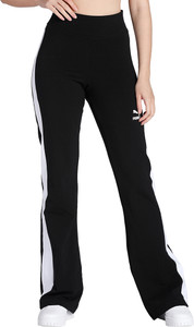 PUMA T7 Flared Pants Solid Women Black Track Pants - Buy PUMA T7 Flared ...