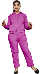 SKY FLY Solid Girls Track Suit - Buy SKY FLY Solid Girls Track Suit ...