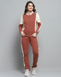 MONTE CARLO Colorblock Women Track Suit - Buy MONTE CARLO Colorblock ...