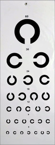 Eagle Eye Products EEP® || Professional Snellen Test Chart || Landolt C ...