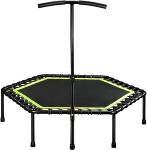 Laxmi Air Inflatable Hexagon Jumping Trampoline Rebounder with ...