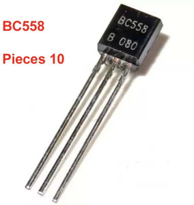Elph BC558, PNP-Bipolar (BJT) General Purpose Transistors - Pieces 10 ...