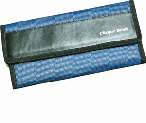 CAMPIO Expanding Cheque Book Holder Case Blue - Price in India ...