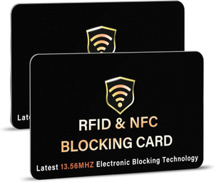 STORITE 2 Pack RFID Blocking Cards NFC Debit Credit Card Passport ...