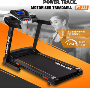 POWERTRACK [PT-222] : Semi Motorized Treadmill Treadmill (Max Weight:53 ...