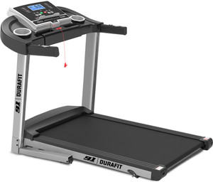 Durafit Strong | 4.5 HP Peak DC Motorized Foldable | Manual Incline ...