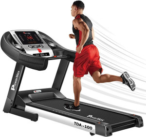 Powermax Fitness TDA-100 (2HP Peak) LED Disp., BMI, Spring Resistance ...